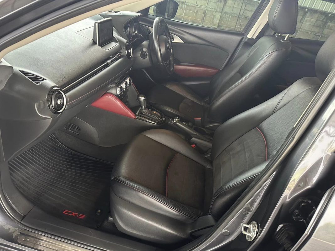 Mazda CX3 2.0 S รุ่นท็อปปุ่มกดสตาร์ท สีเทาเข้ม รถปี 2016 /2559 – รถมือ ...